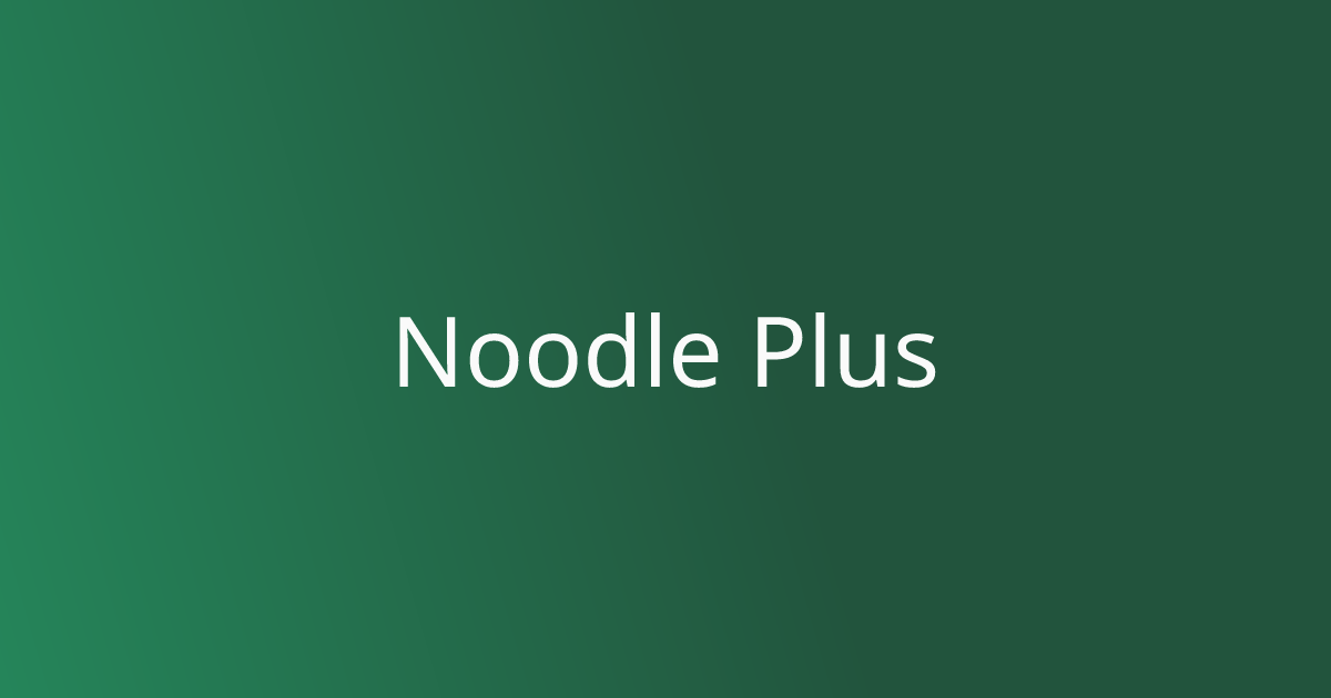 Order Authentic Japanese Online | Noodle Plus - Pickup or Delivery ...